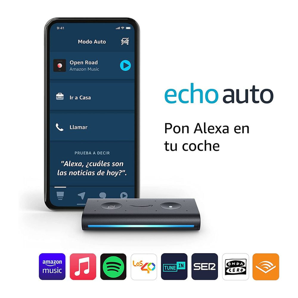 Echo Auto - Alexa para tu Vehículo, Conéctate y Controla con tú Voz ...